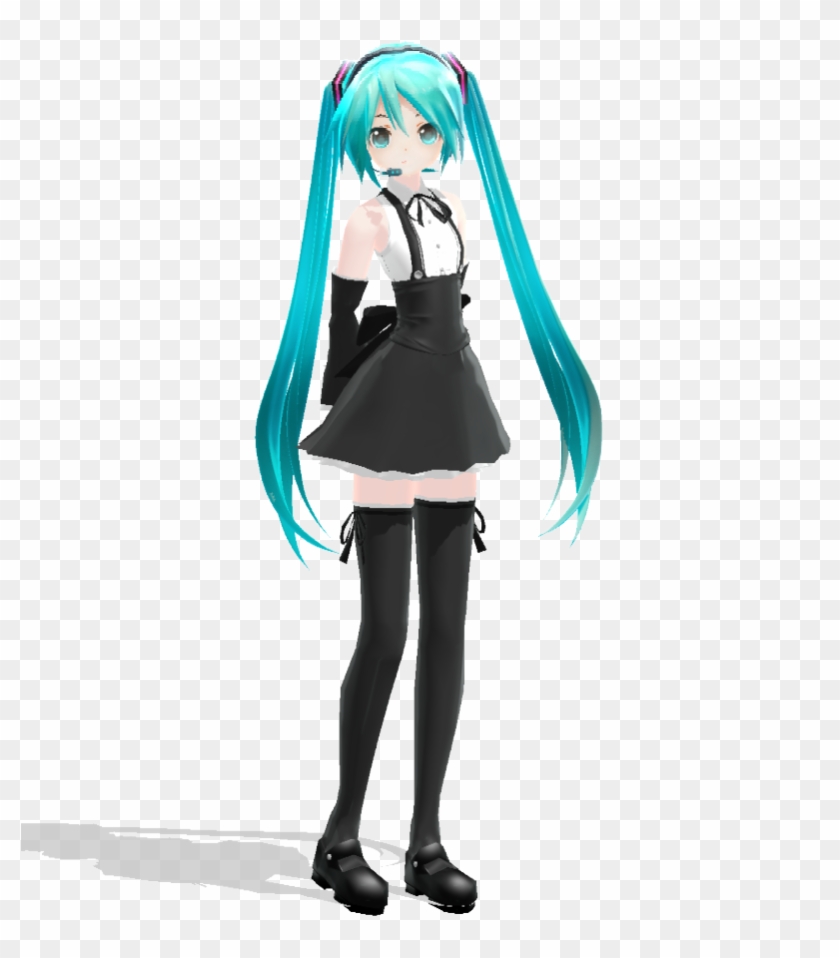 Maid Api Miku [dl] By Jangsoyoung On Clipart Library - Mmd Maid Miku Dl ...